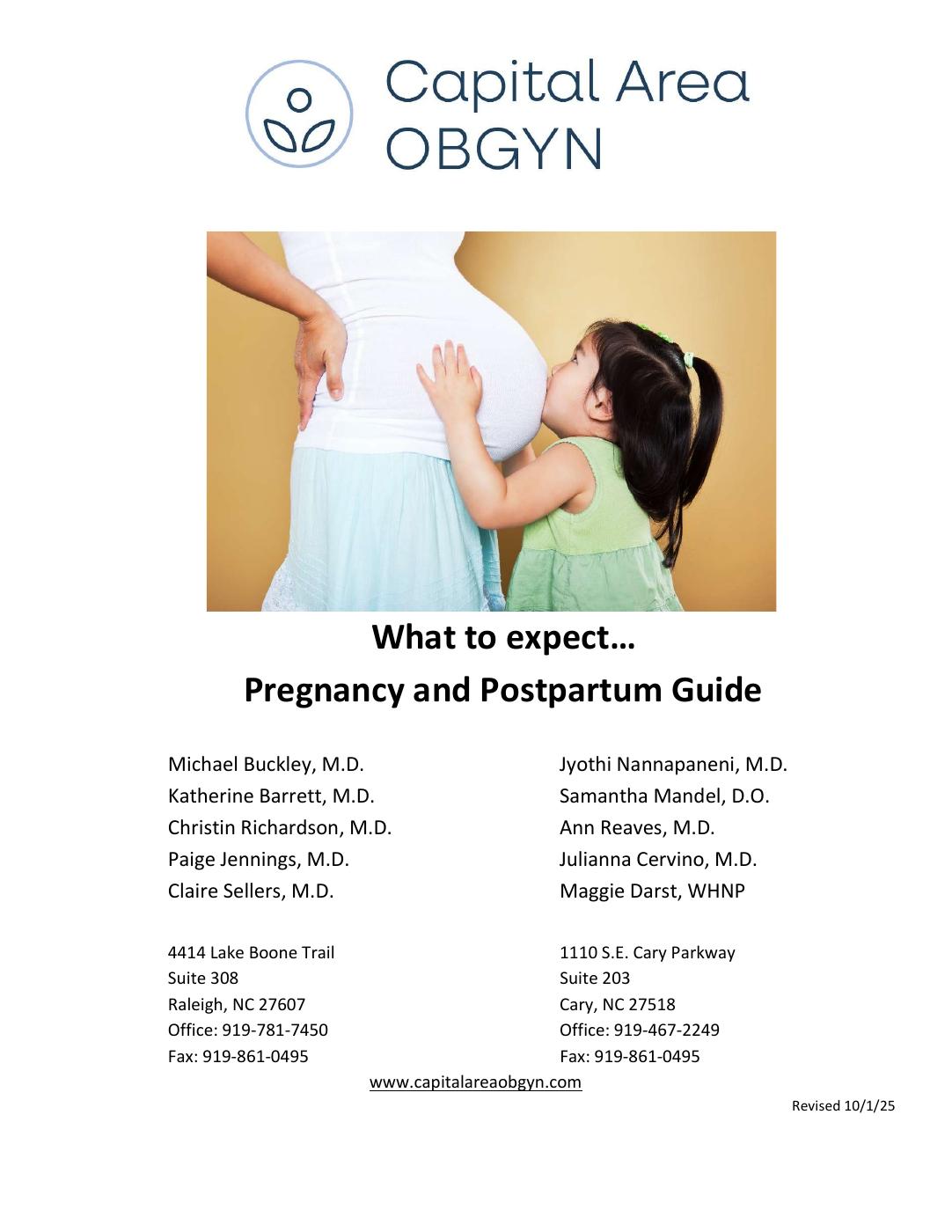 Pregnancy, Birth and Postpartum Guide