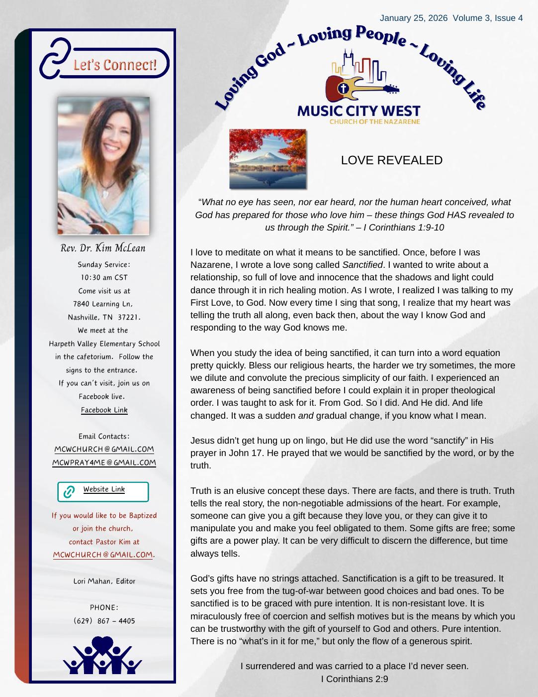 MCW Newsletter - January 25, 2026 Volume 3, Issue 4