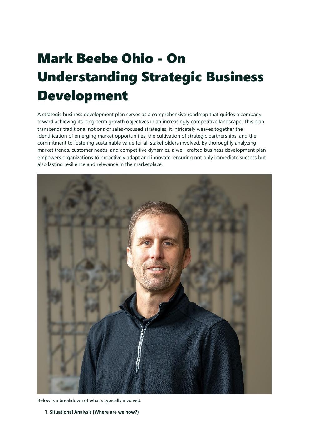 Mark Beebe Ohio | PDF to Flipbook