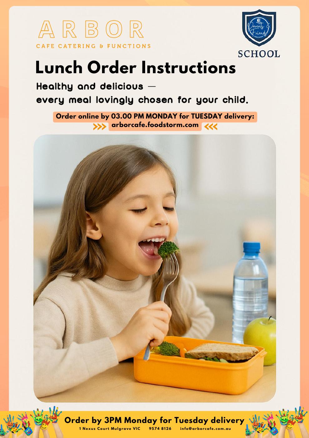 GSPS Lunch Order Instructions | PDF to Flipbook