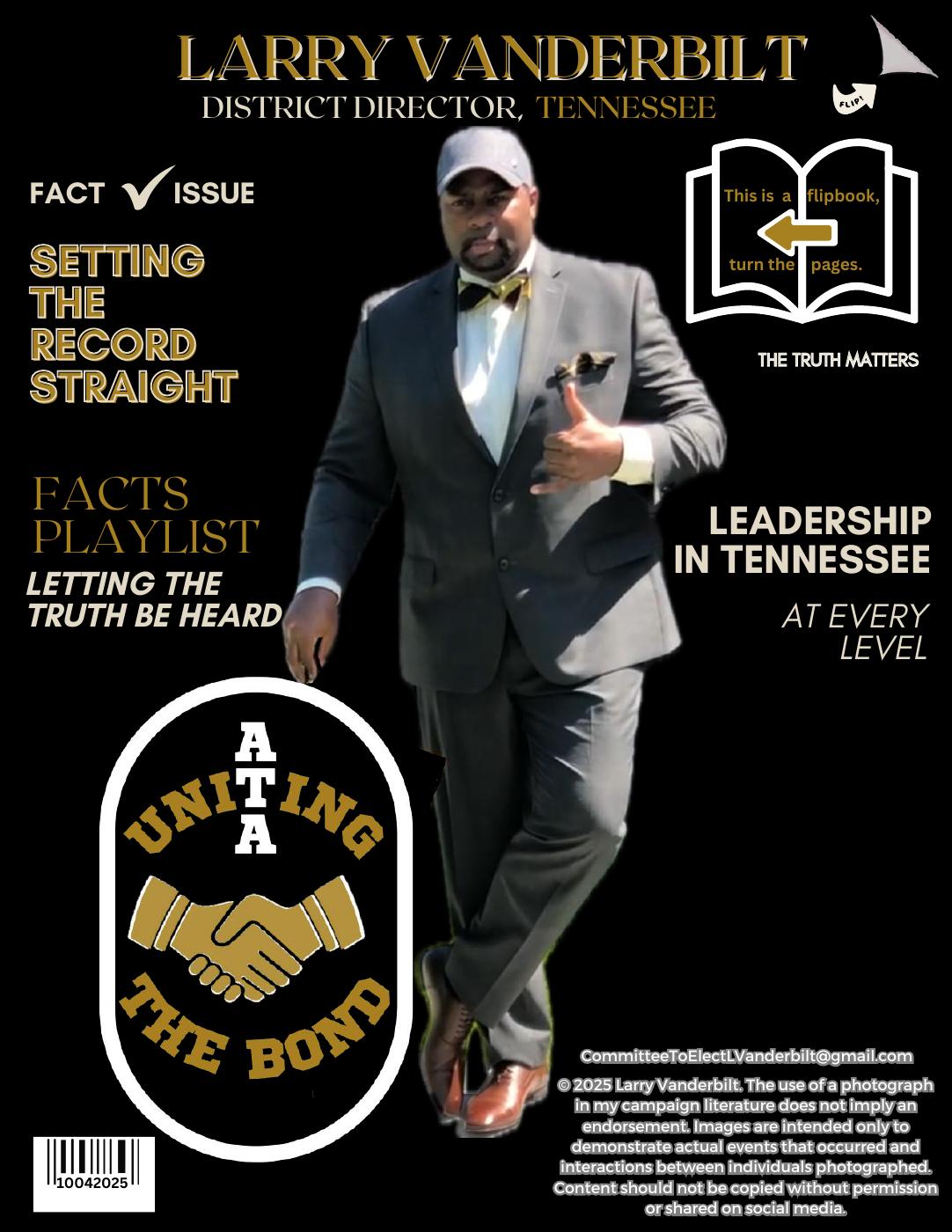 Larry Vanderbilt for TN DD Fact Check Issue