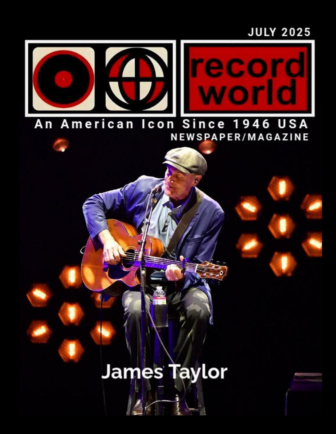 James Taylor Record World USA