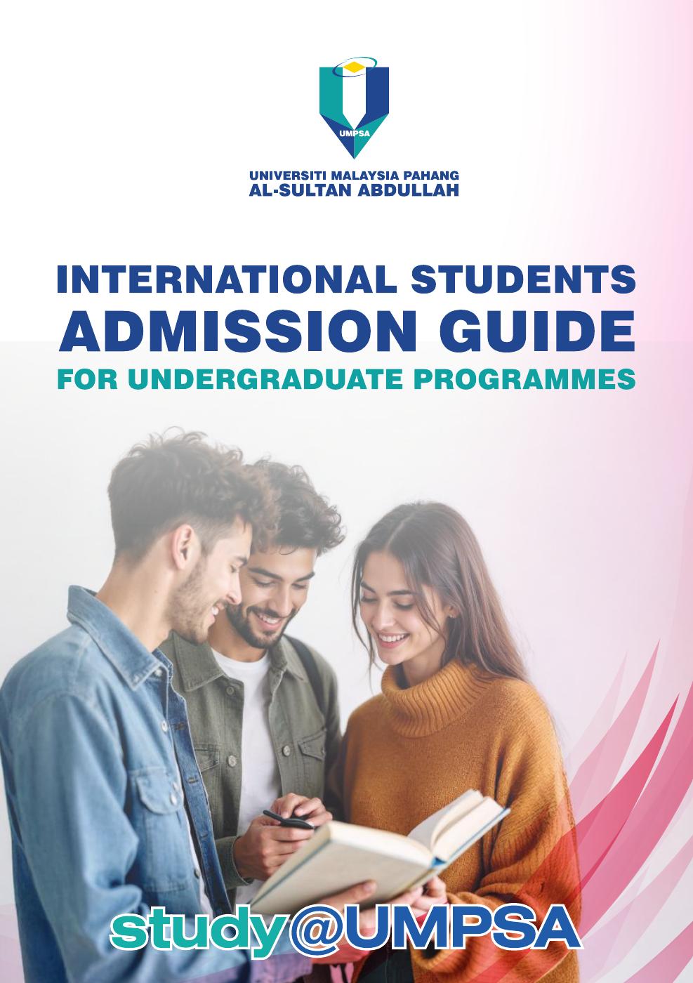 INTERNATIONAL STUDENTS ADMISSION GUIDE FOR UNDERGRADUATE PROGRAMMES | PDF to Flipbook
