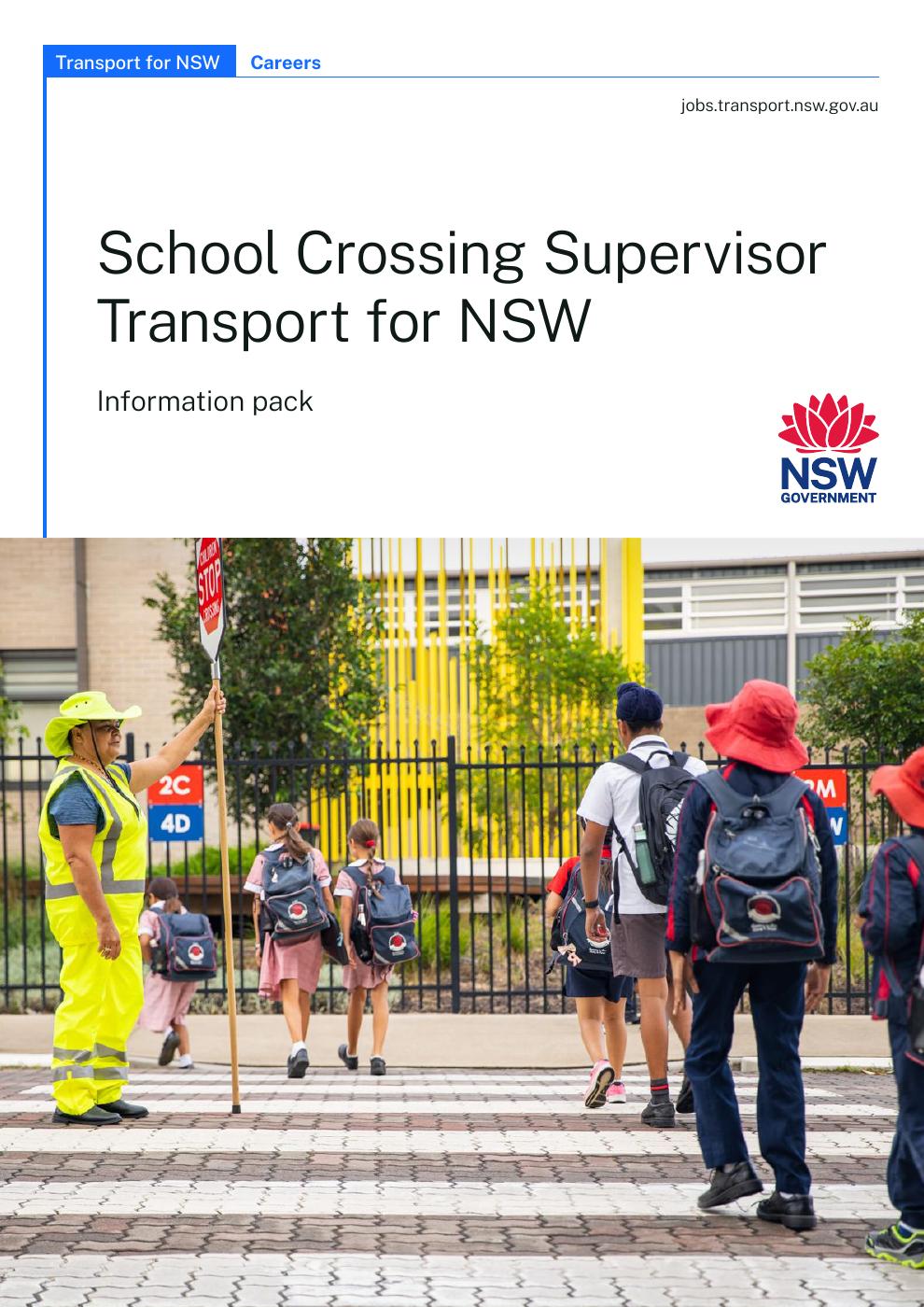 School Crossing Supervisor – Transport for NSW