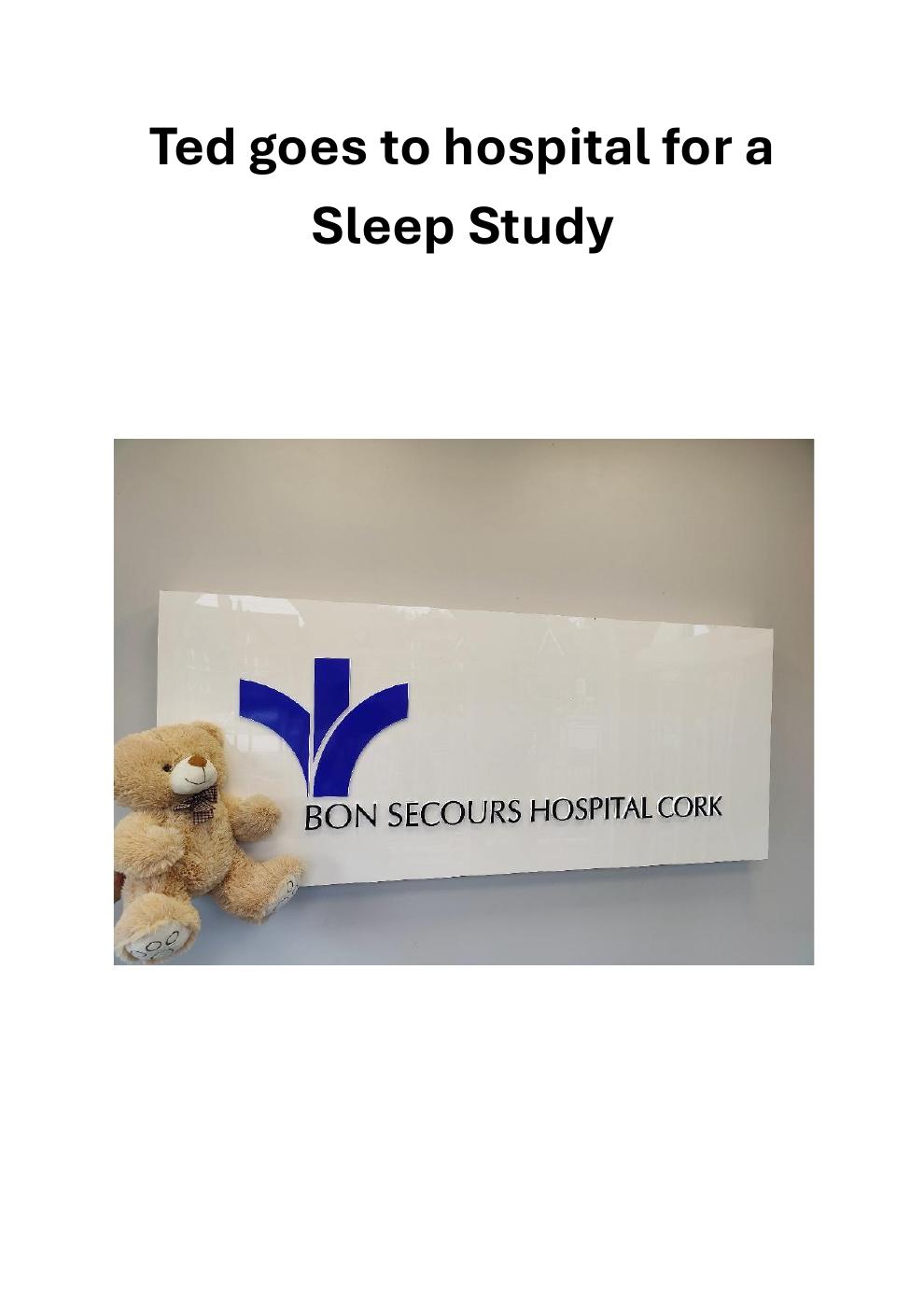 Ted goes to hospital for a Sleep Study | PDF to Flipbook