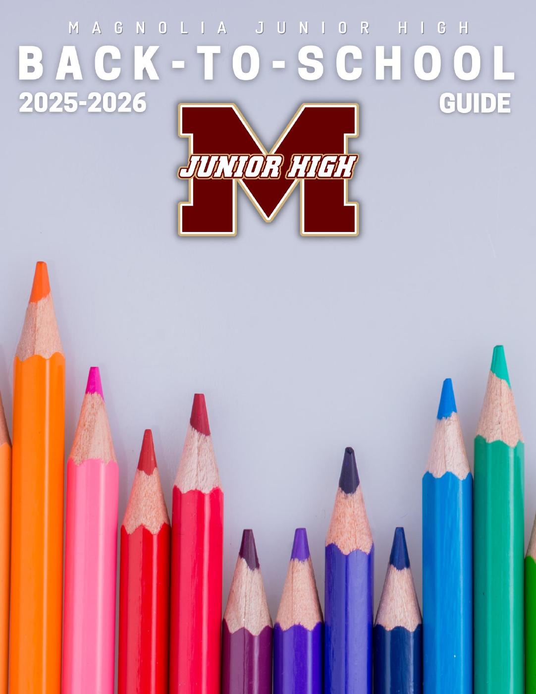 Magnolia Junior High Back-to-School Guide | PDF to Flipbook