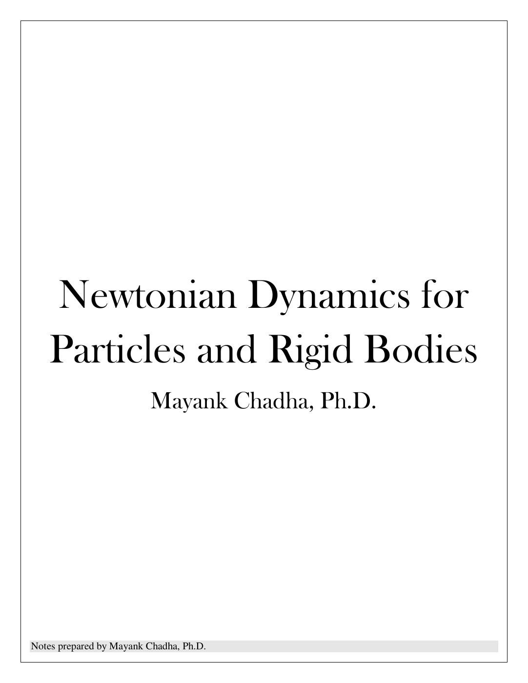 Dynamics_Chapter14_Rigid body 3D kinetics