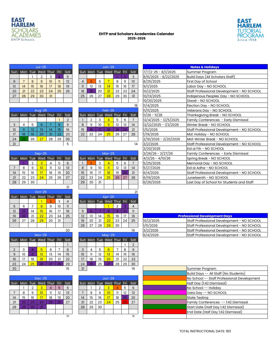 School Calendar FY26 (Bilingual) | PDF to Flipbook