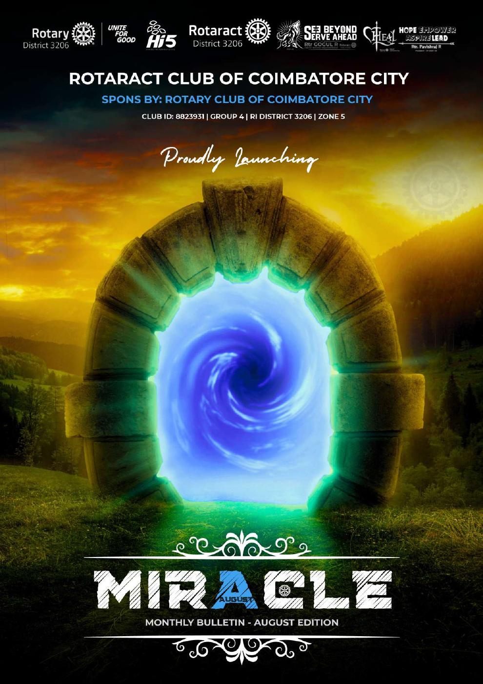 MIRACLE - Monthly Bulletin August Edition | PDF to Flipbook