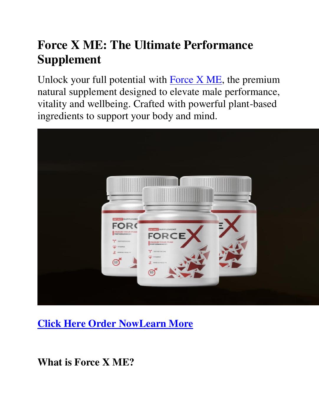 Force X ME | PDF to Flipbook