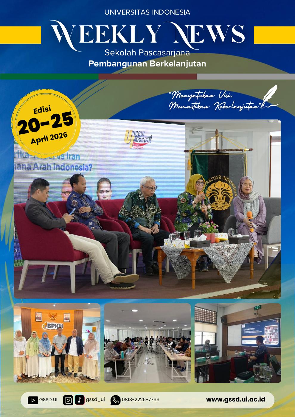 WEEKLY NEWS SPPB UI Periode 20 - 25 April 2026 | PDF to Flipbook