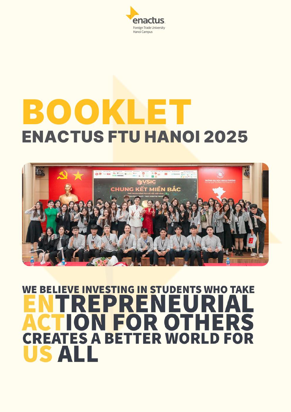 BOOKLET | ENACTUS FTU HANOI | PDF to Flipbook