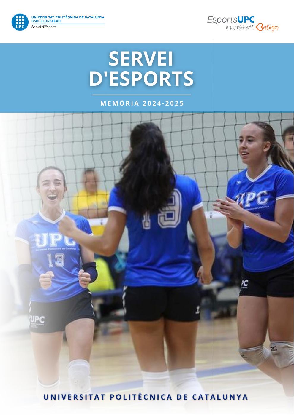 Memòria Servei d'Esports UPC 2024-2025 | PDF to Flipbook
