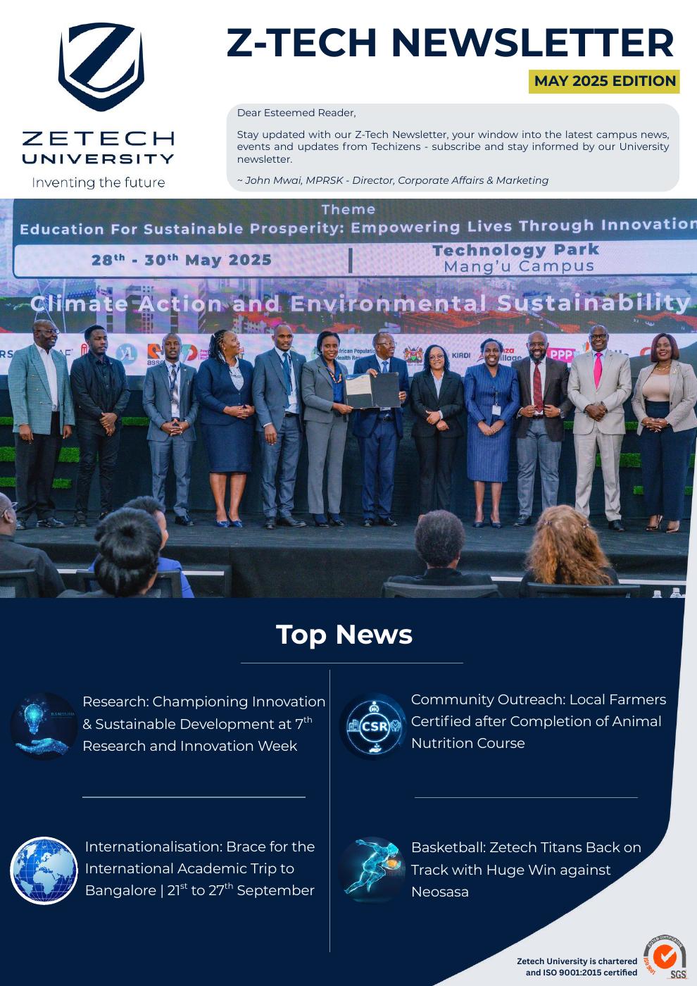 Zetech University Newsletter | PDF to Flipbook