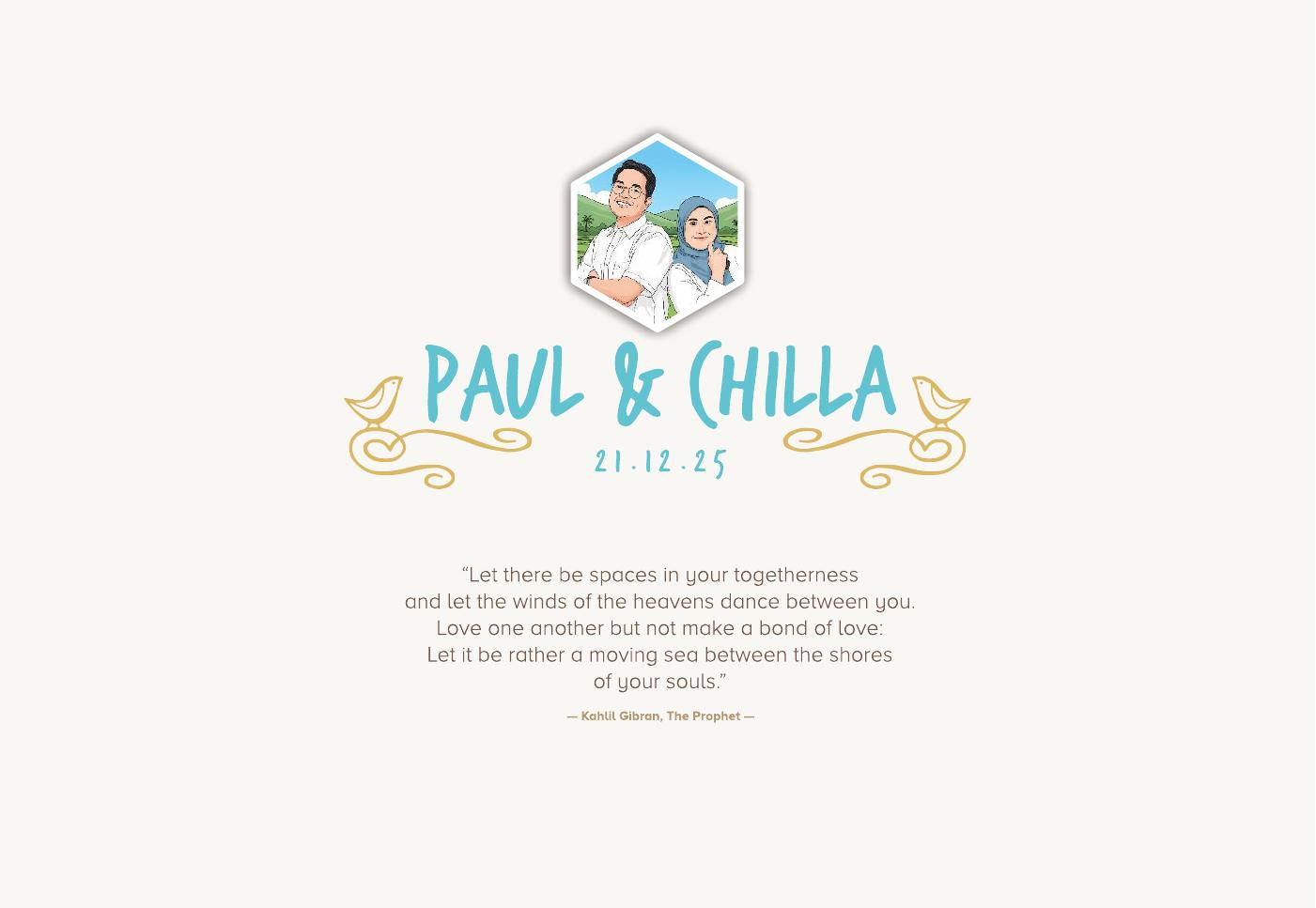 Undangan Pernikahan Paul dan Chilla | PDF to Flipbook