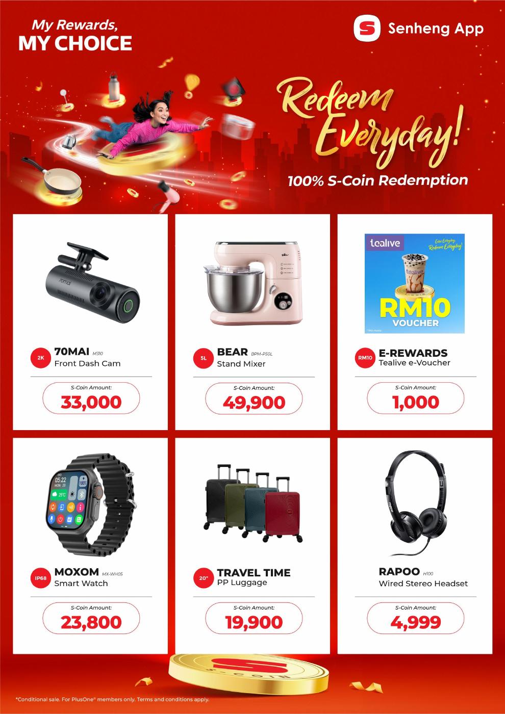 My Rewards, My Choice (Senheng App) - July 2025