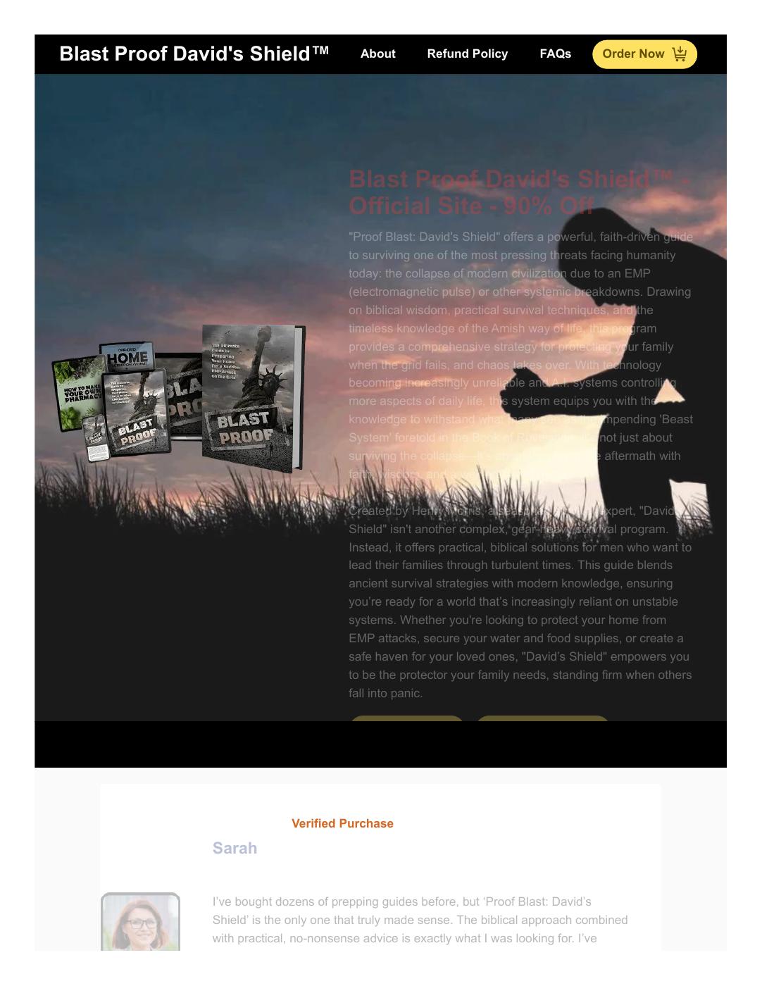 Review of Blast Proof David’s Shield™ – Your Ultimate Survival Guide ...