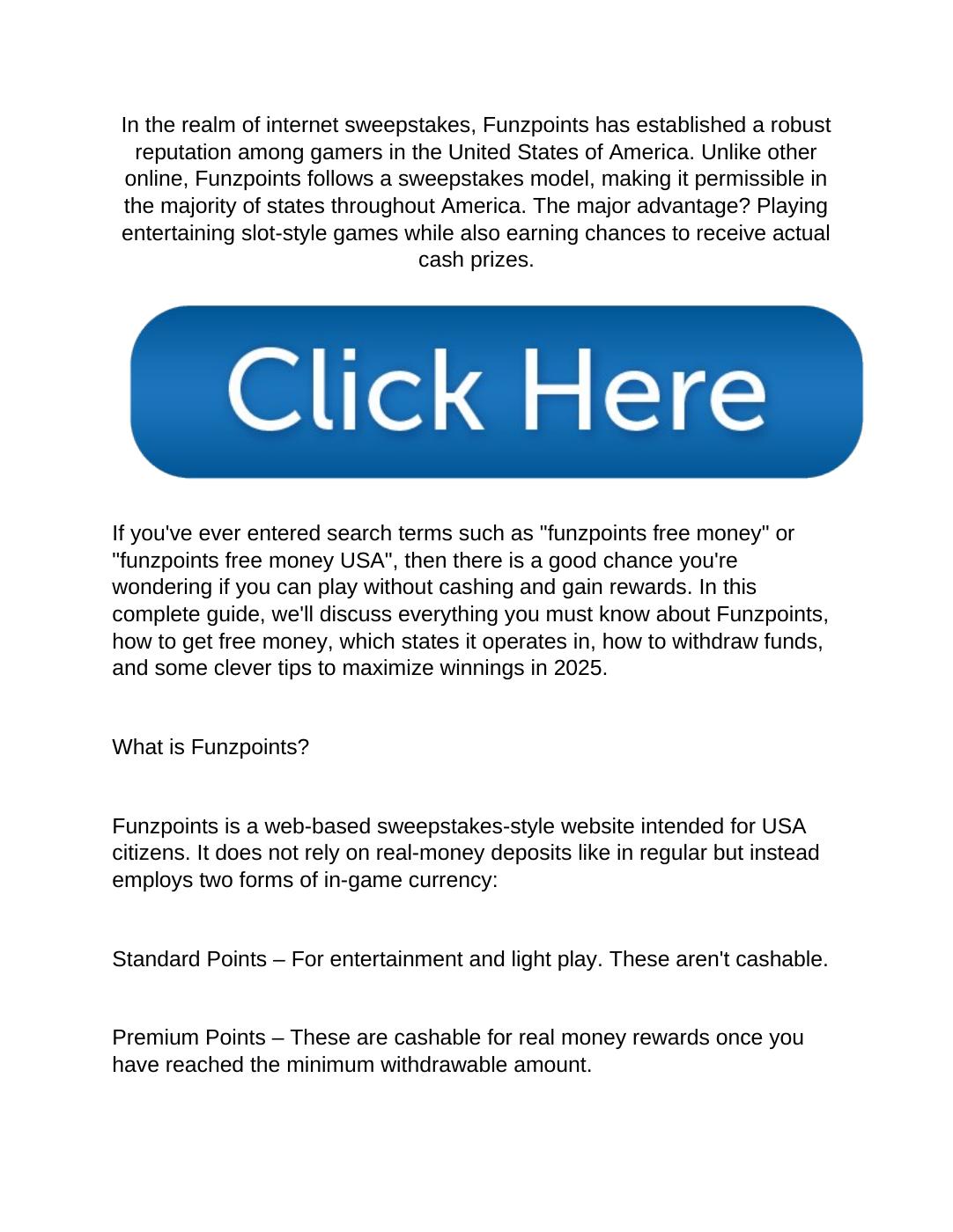 Step-by-Step Guide to Unlock Funzpoints Free Money Rewards | PDF to ...