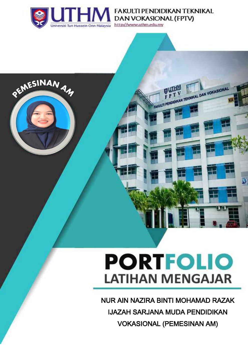 E-PORTFOLIO NUR AIN NAZIRA BINTI MOHAMAD RAZAK_CB210203 | PDF to Flipbook