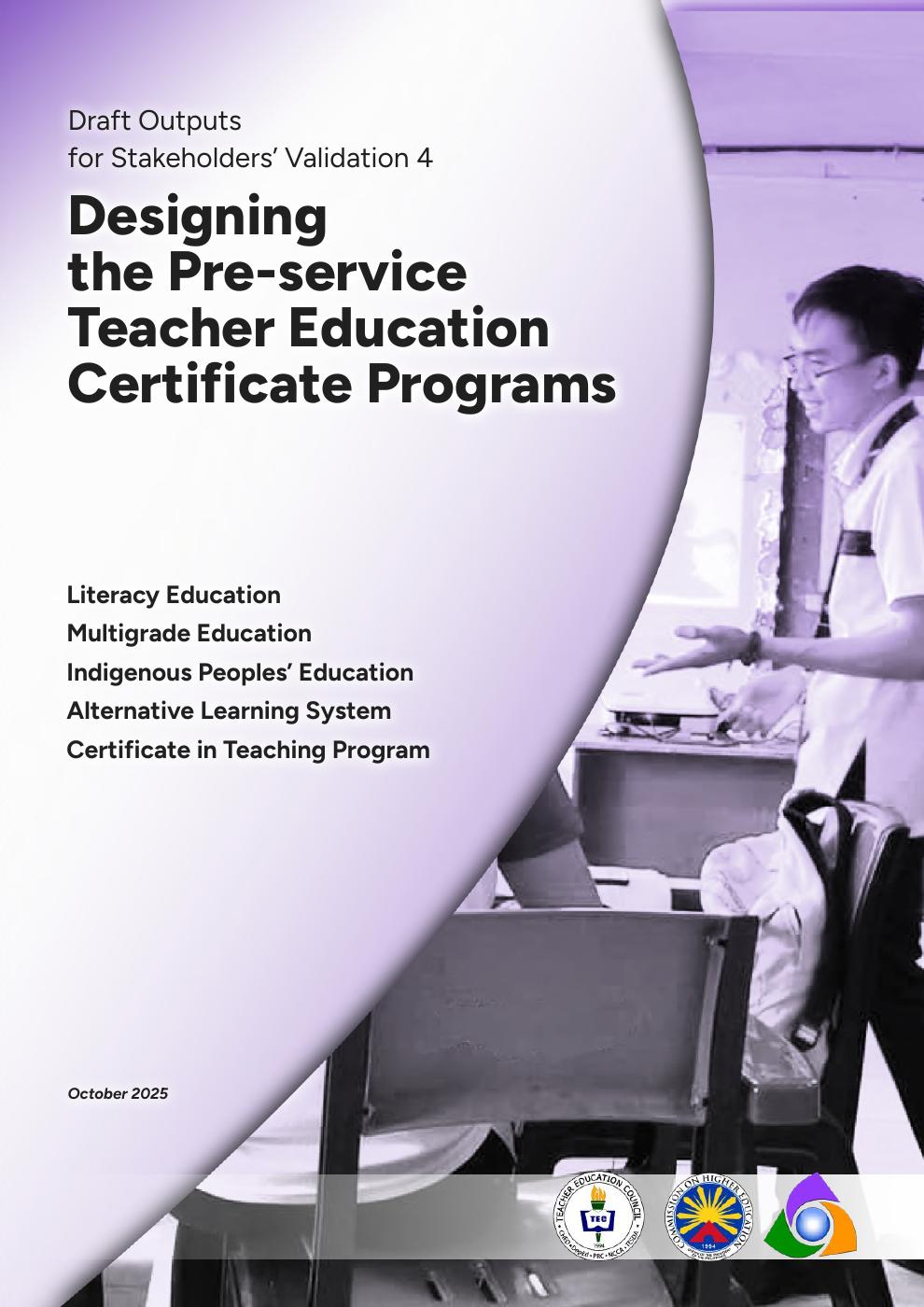 4 (Cert Programs & CTP) Draft Outputs | PDF to Flipbook