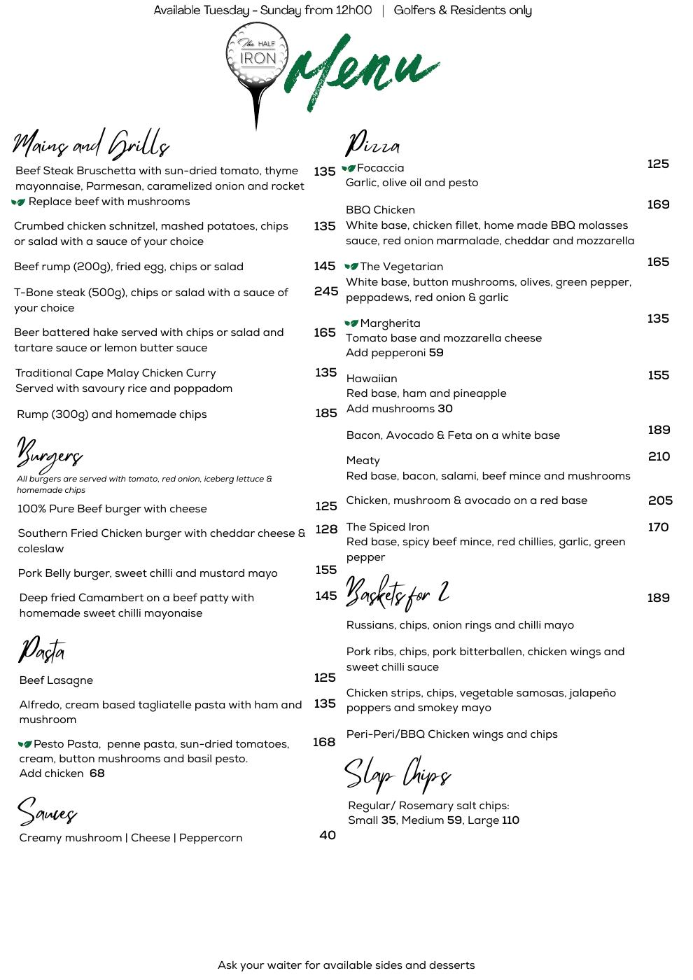 Halfway Menu | PDF to Flipbook