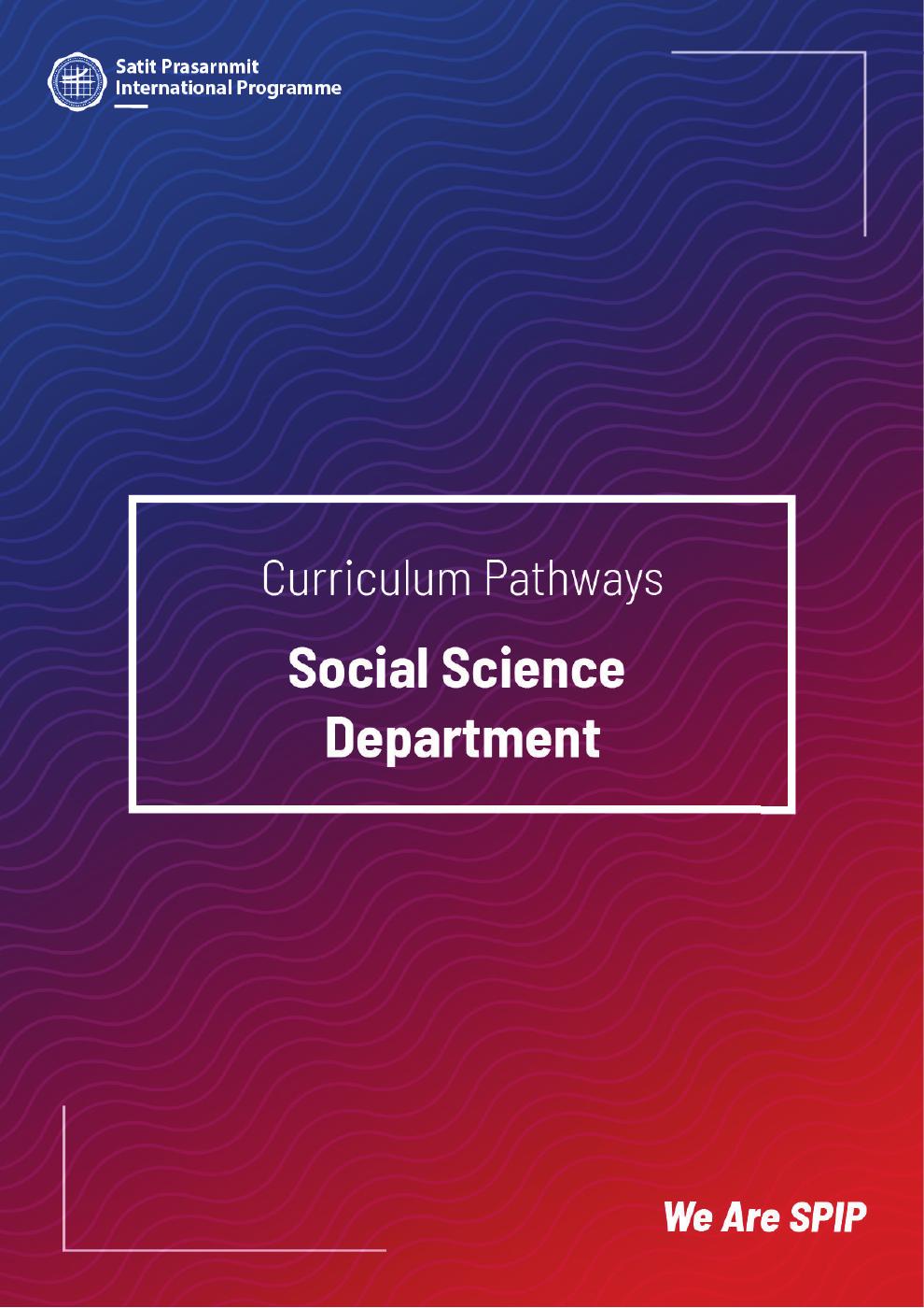 Curriculum Pathways | Social Science Department