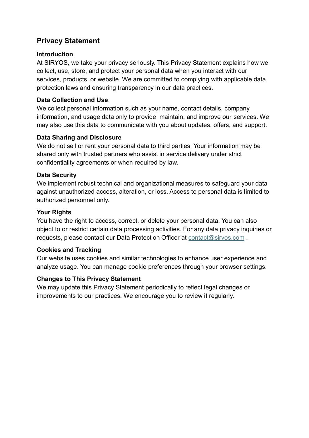 Privacy Statement | PDF to Flipbook