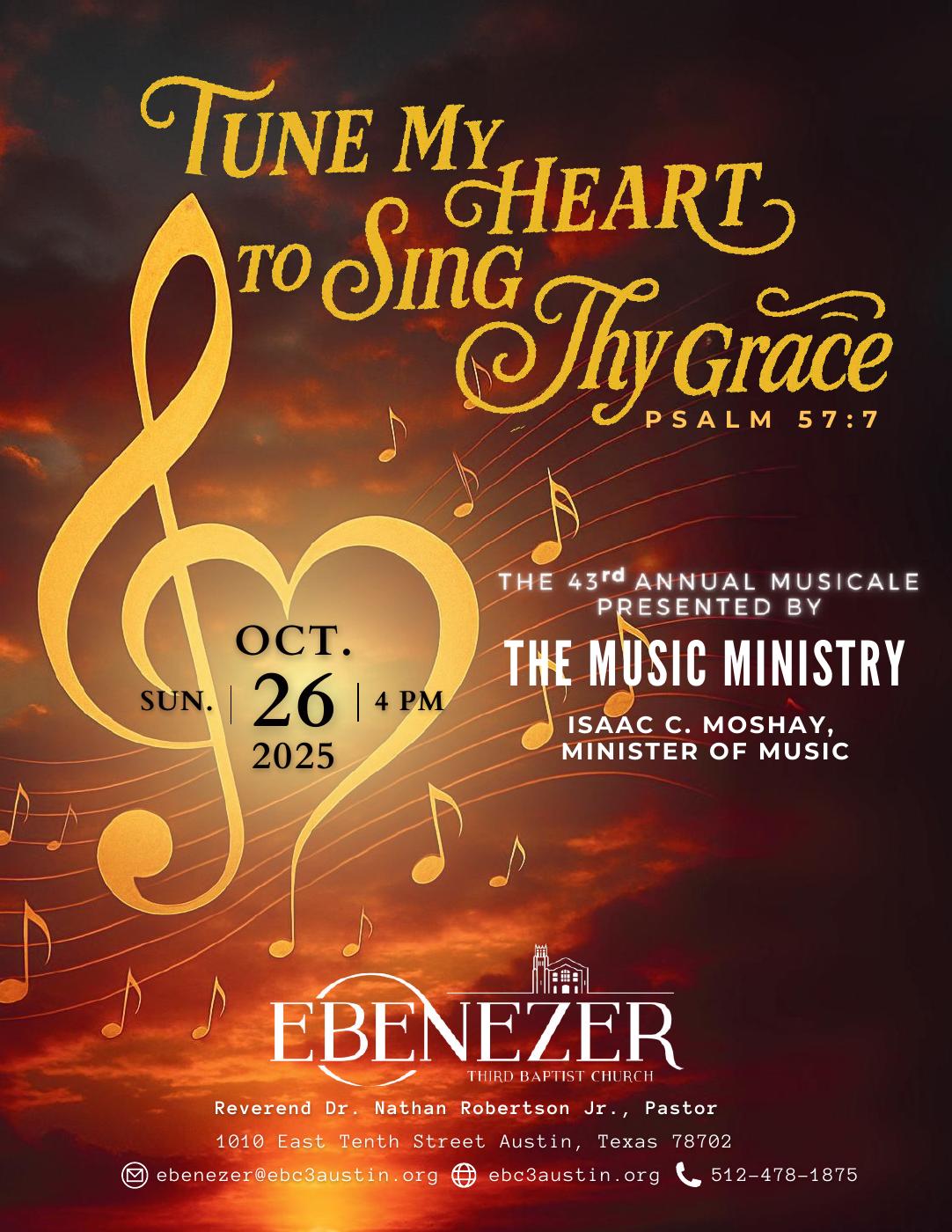 Ebenezer's 43rd Annual Musicale presented by The Music Ministry