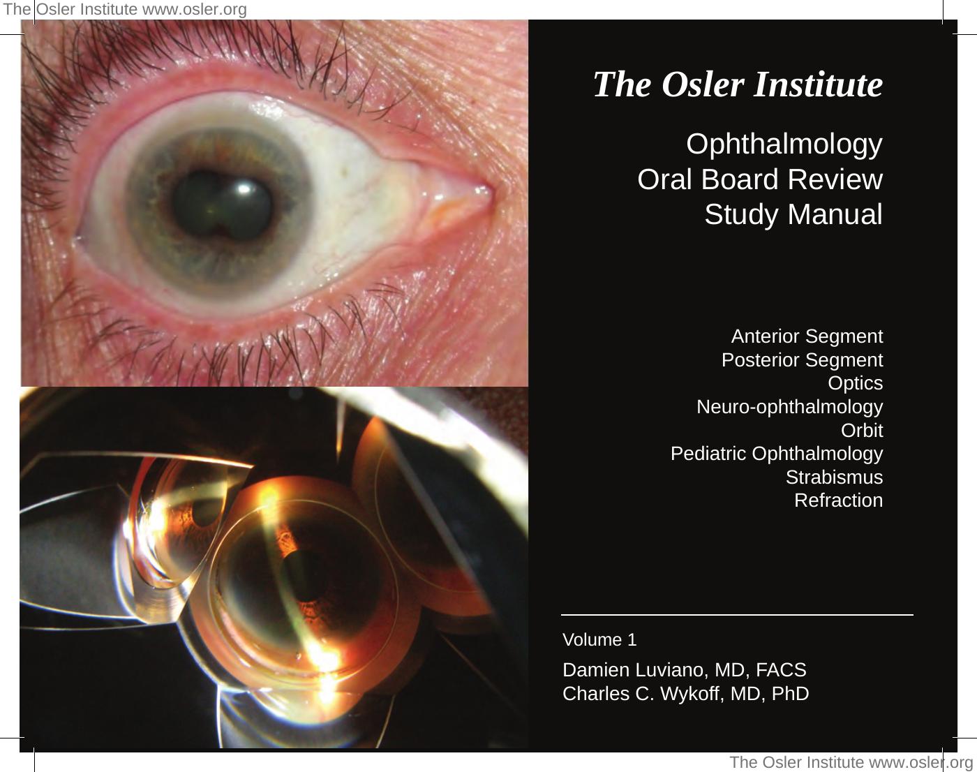 The Osler Institute Ophthalmology Oral Board Review Study Manual | PDF ...