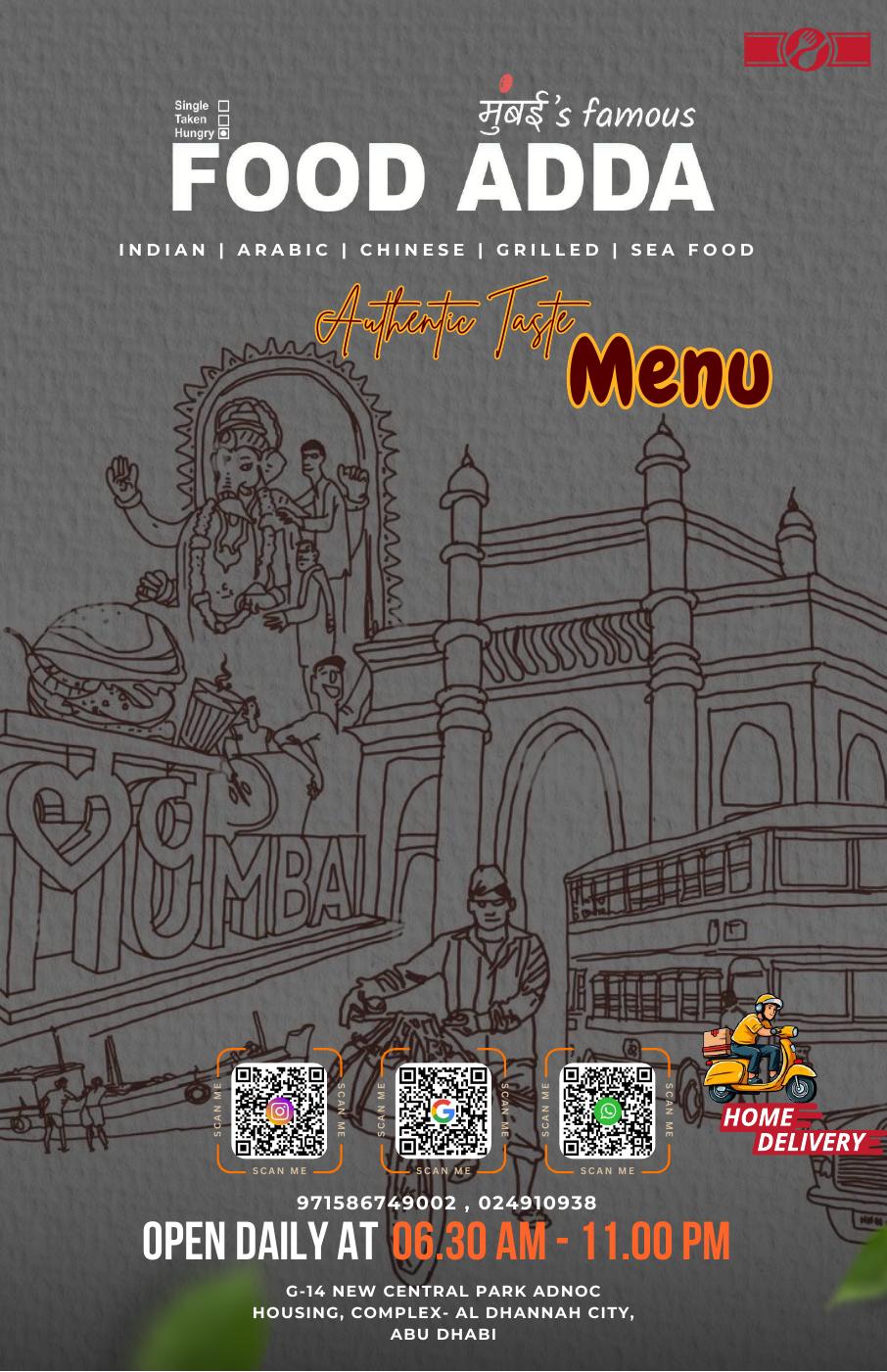 Food Adda Menu | PDF to Flipbook