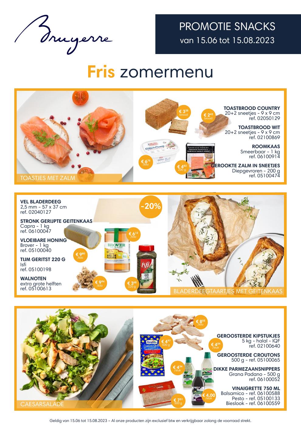 Fris Zomermenu