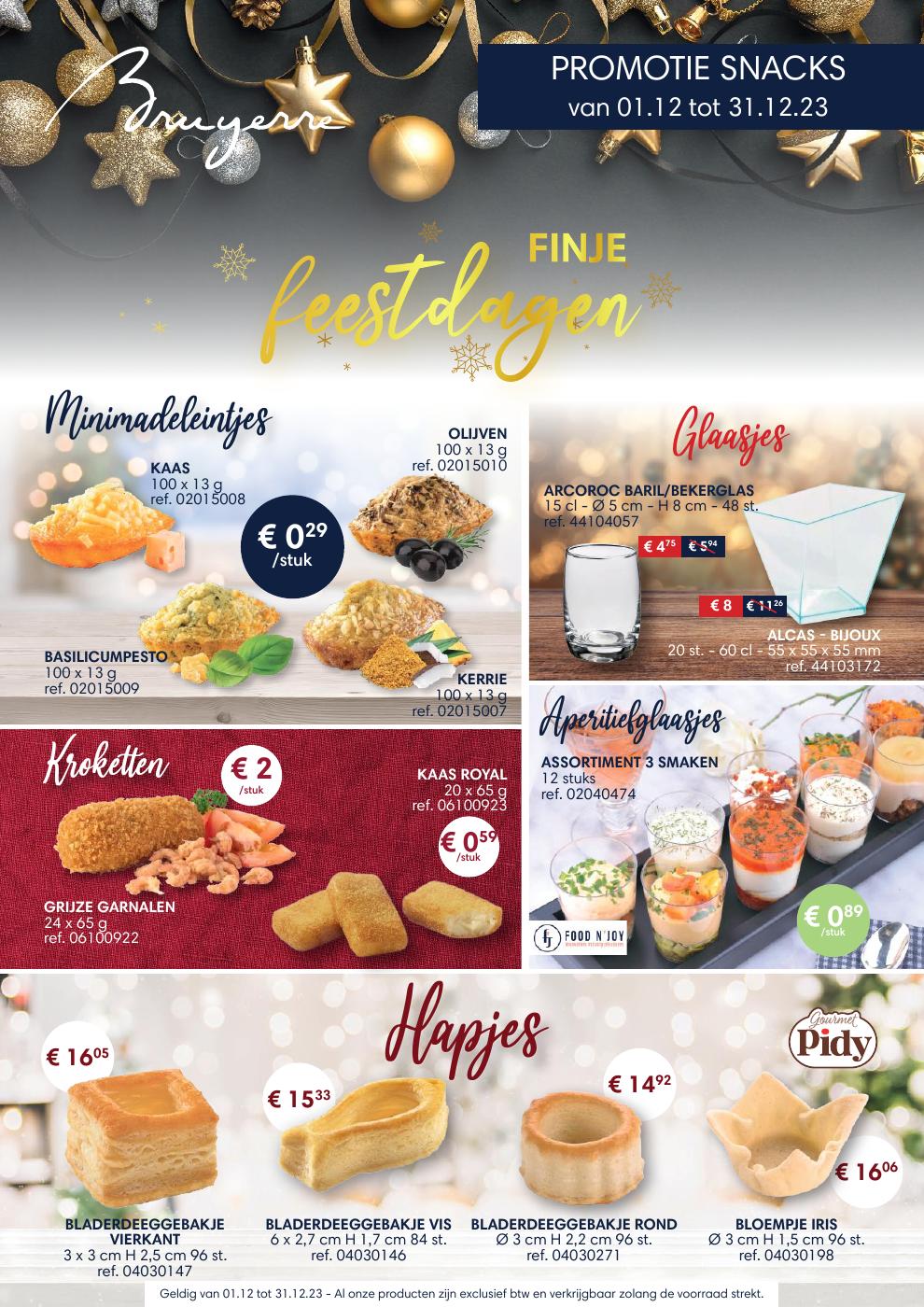 PROMOTIE SNACKS DECEMBER