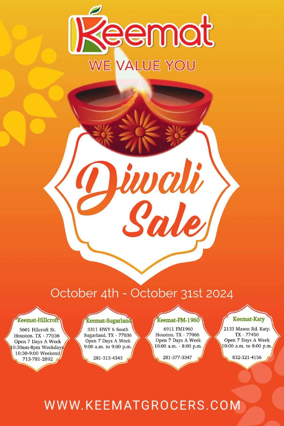 Keemat Grocers Diwali Sale 2024