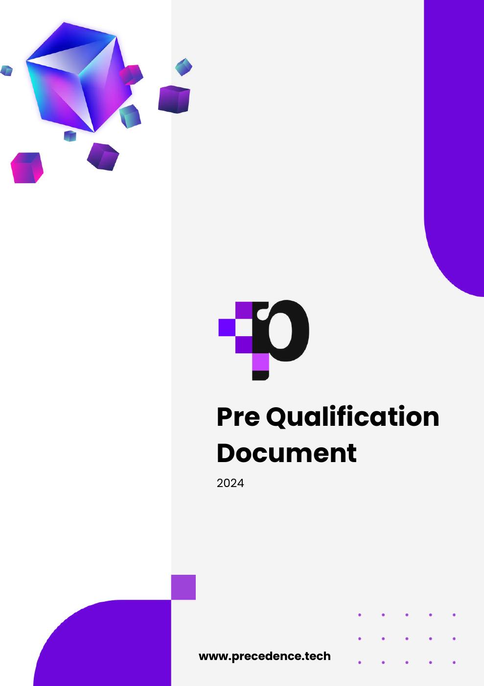 Precedence - Prequalification Document | PDF to Flipbook