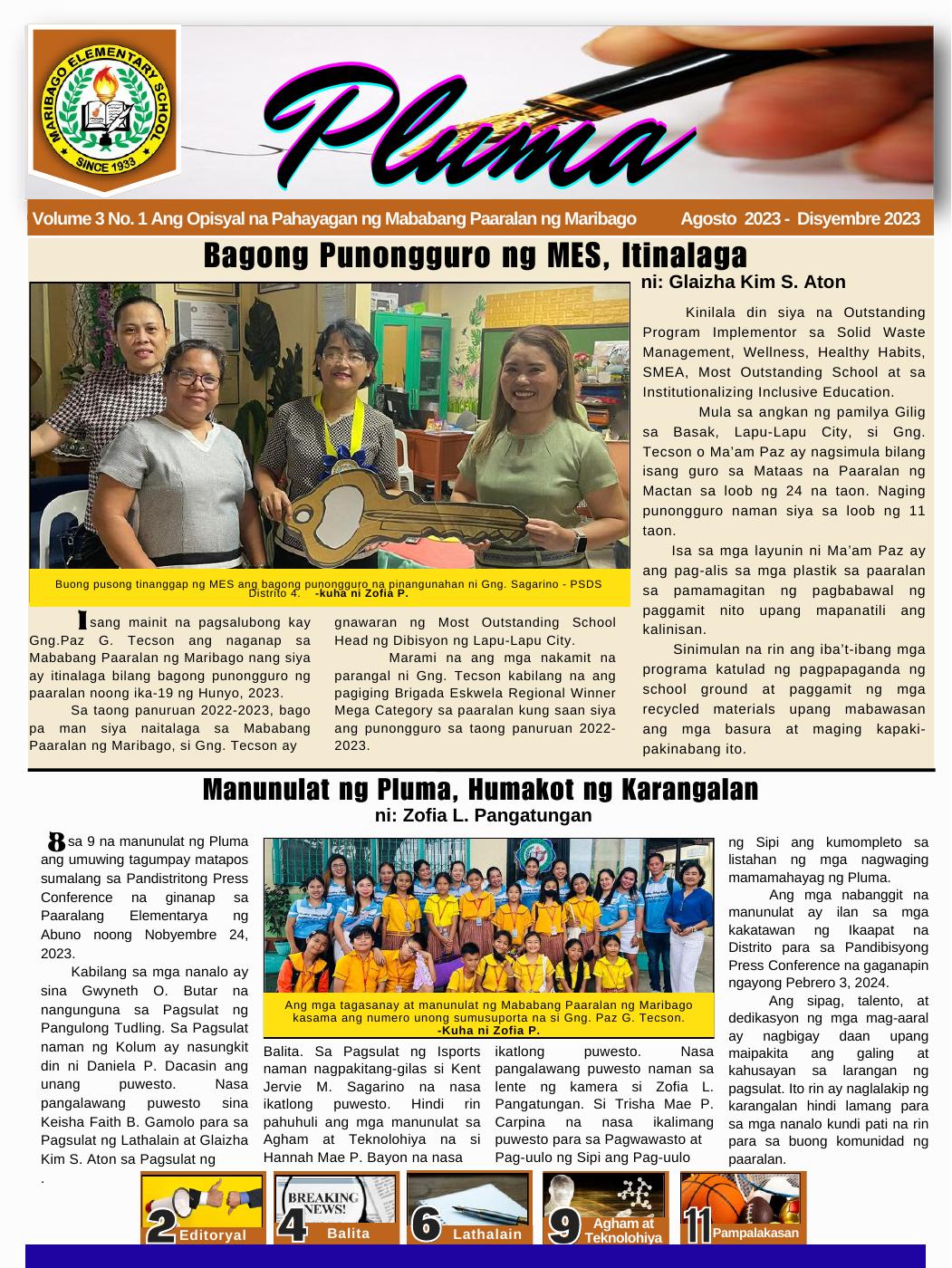 Pluma 2023-2024 | PDF to Flipbook