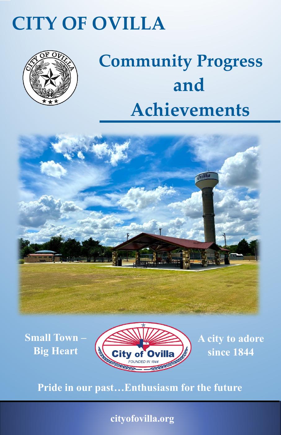 City of Ovilla Community Progress and Achievements Newsletter | PDF to ...