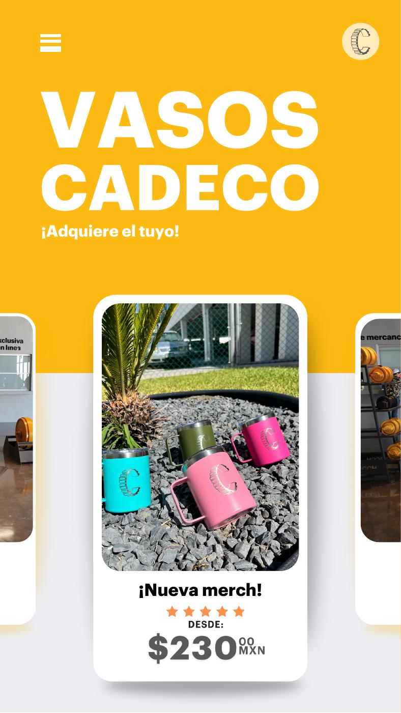 ¡Nuevos vasos Cadeco!