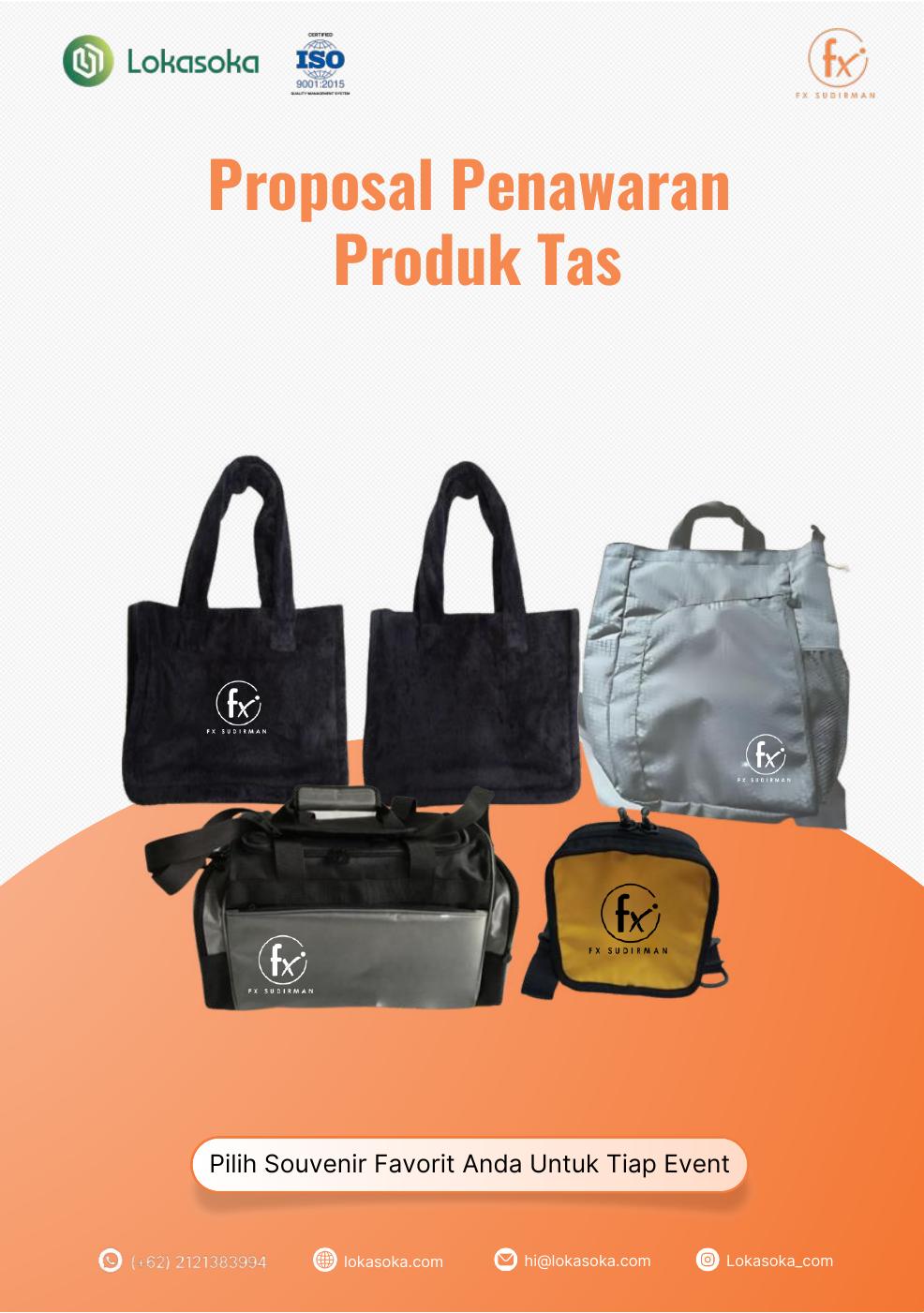 Proposal Penawaran Produk Tas Lokasoka untuk FX Sudirman | PDF to Flipbook