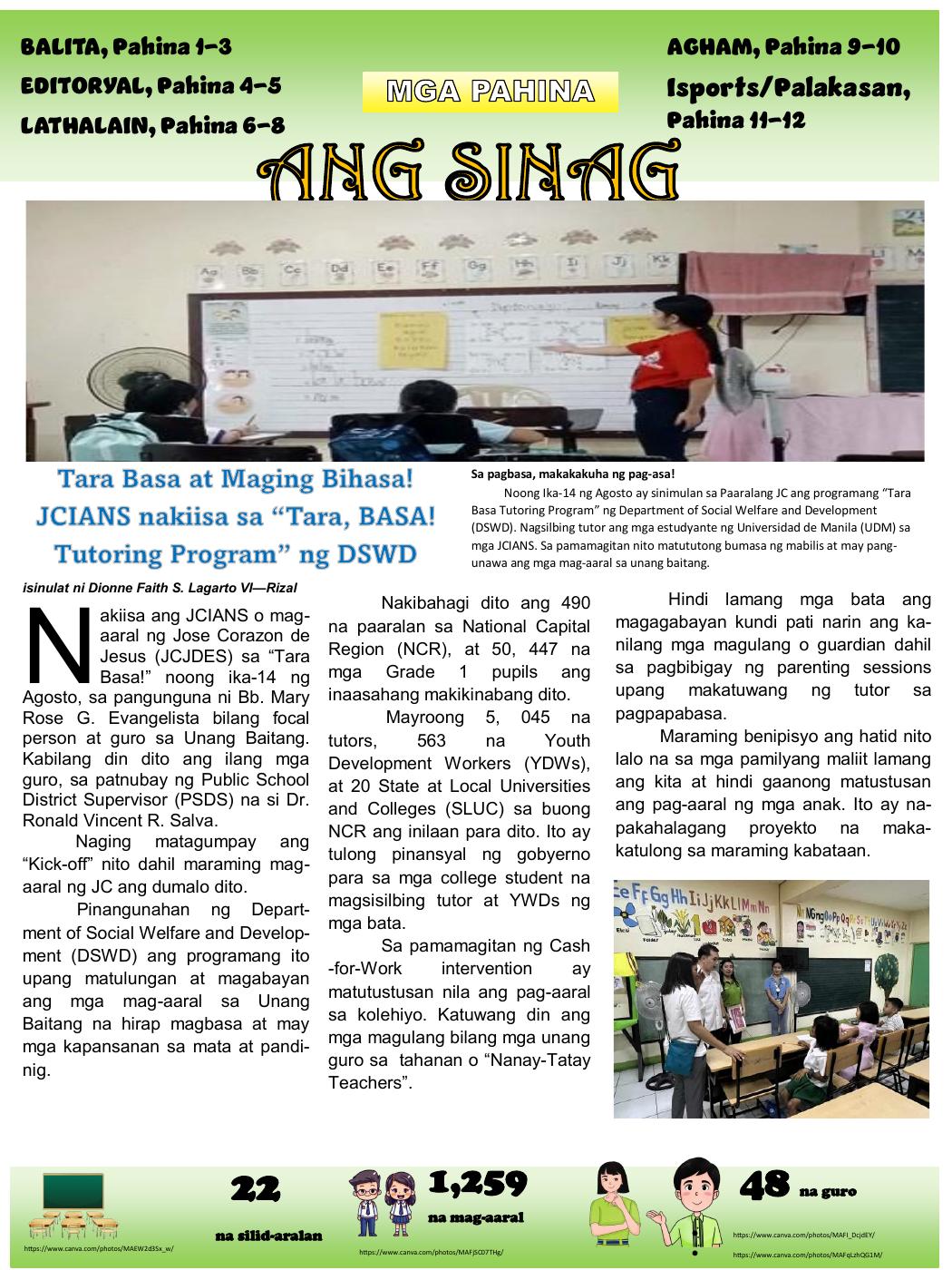 ANG SINAG | PDF to Flipbook