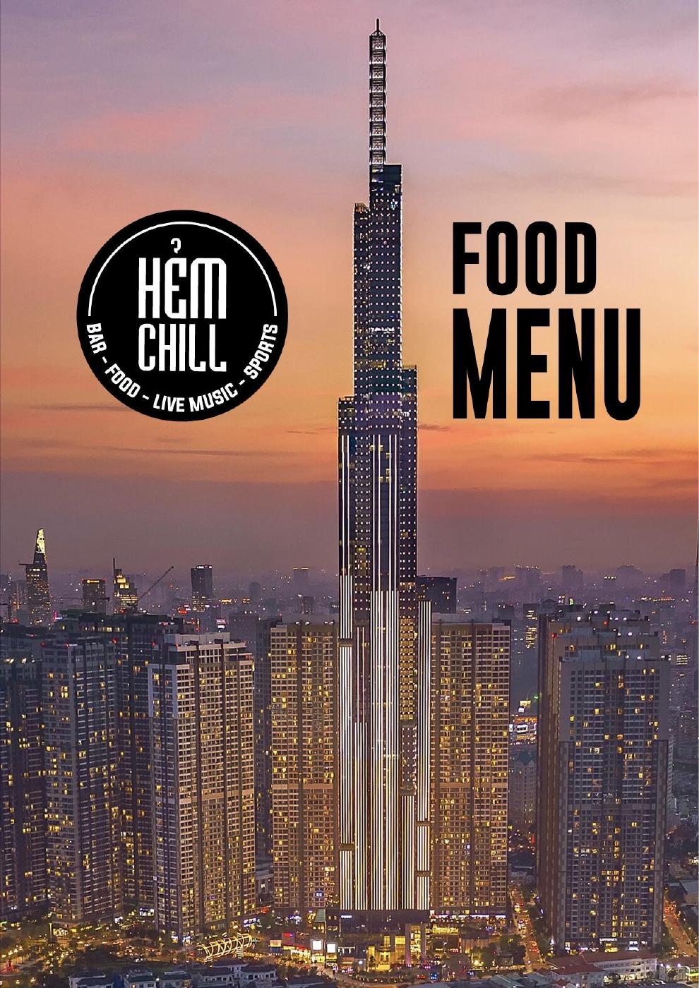 MENU FOOD @HEM CHILL | PDF to Flipbook