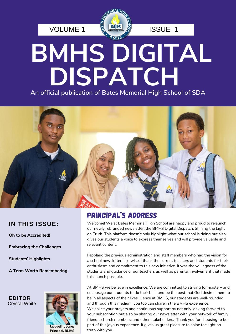 BMHS Newsletter Vol 1 | PDF to Flipbook