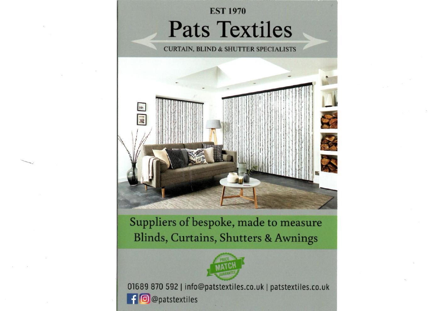 Pats Textiles Leaflet | PDF to Flipbook