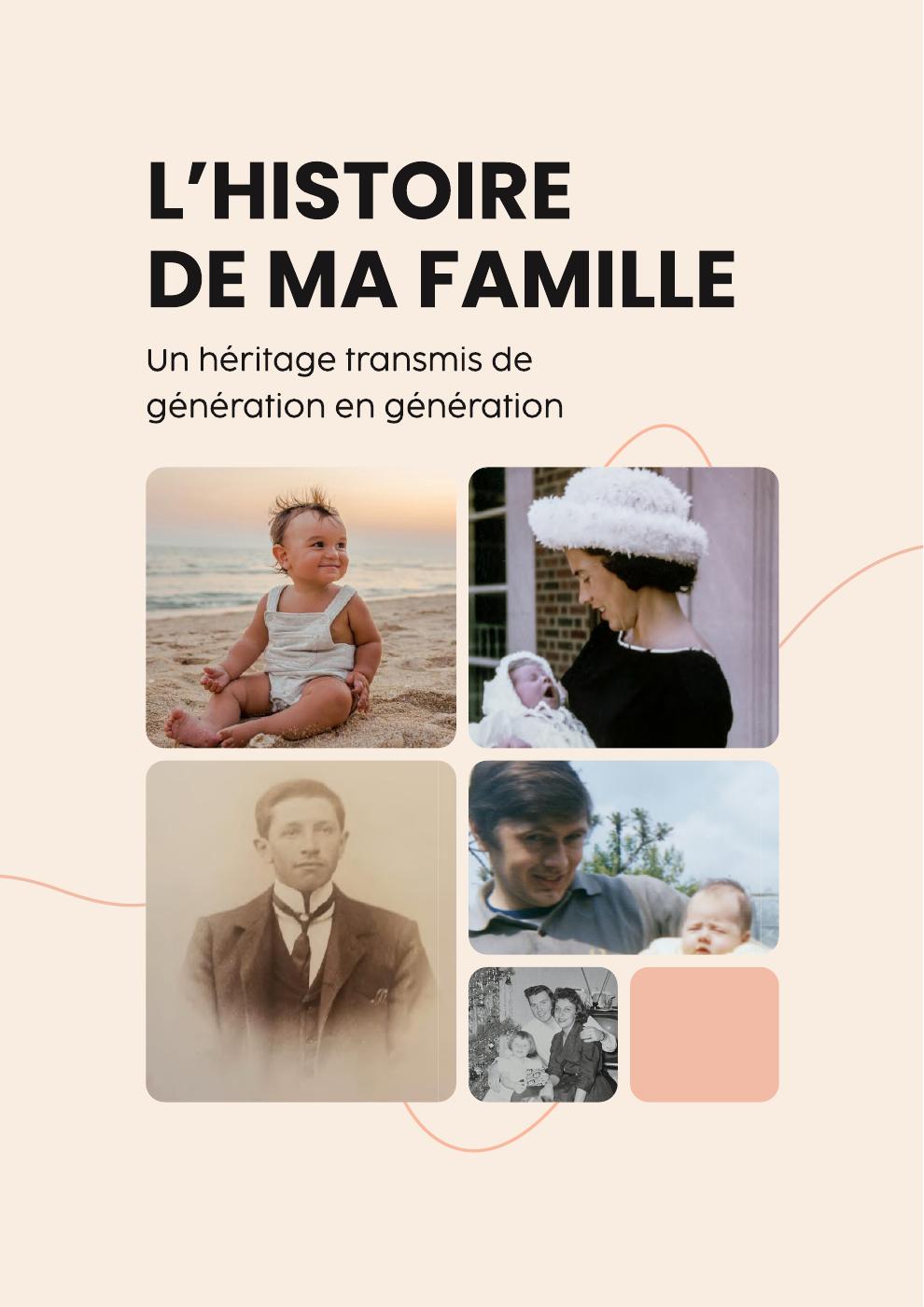L’histoire de votre famille devient un livre à partager.