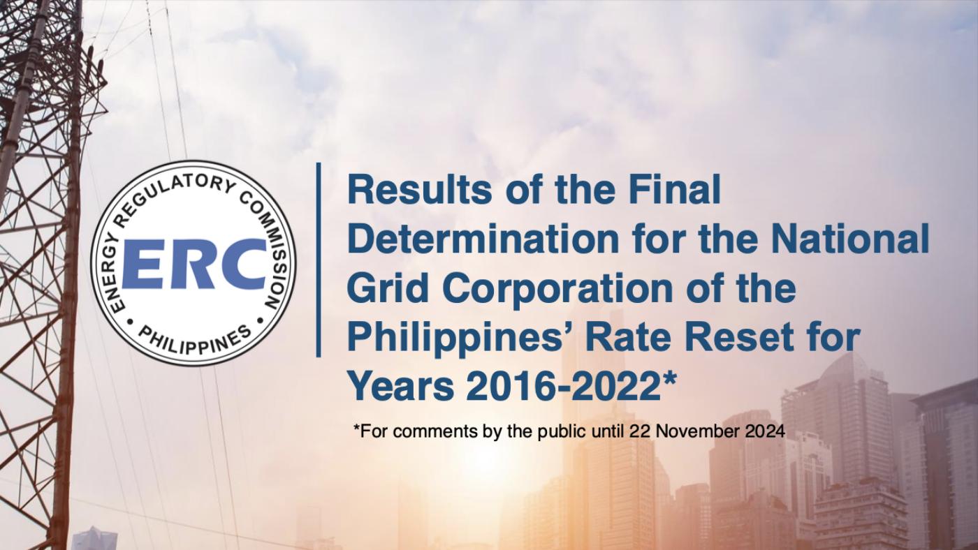 Results of the Final Determination for the National Grid Corporation of ...