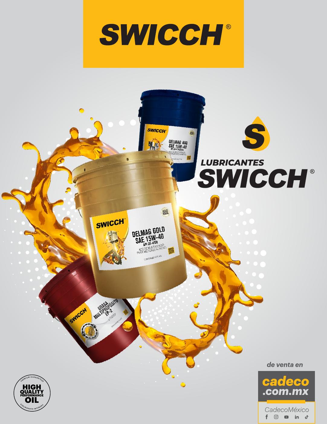 Portafolio Lubricantes SWICCH - Cadeco México