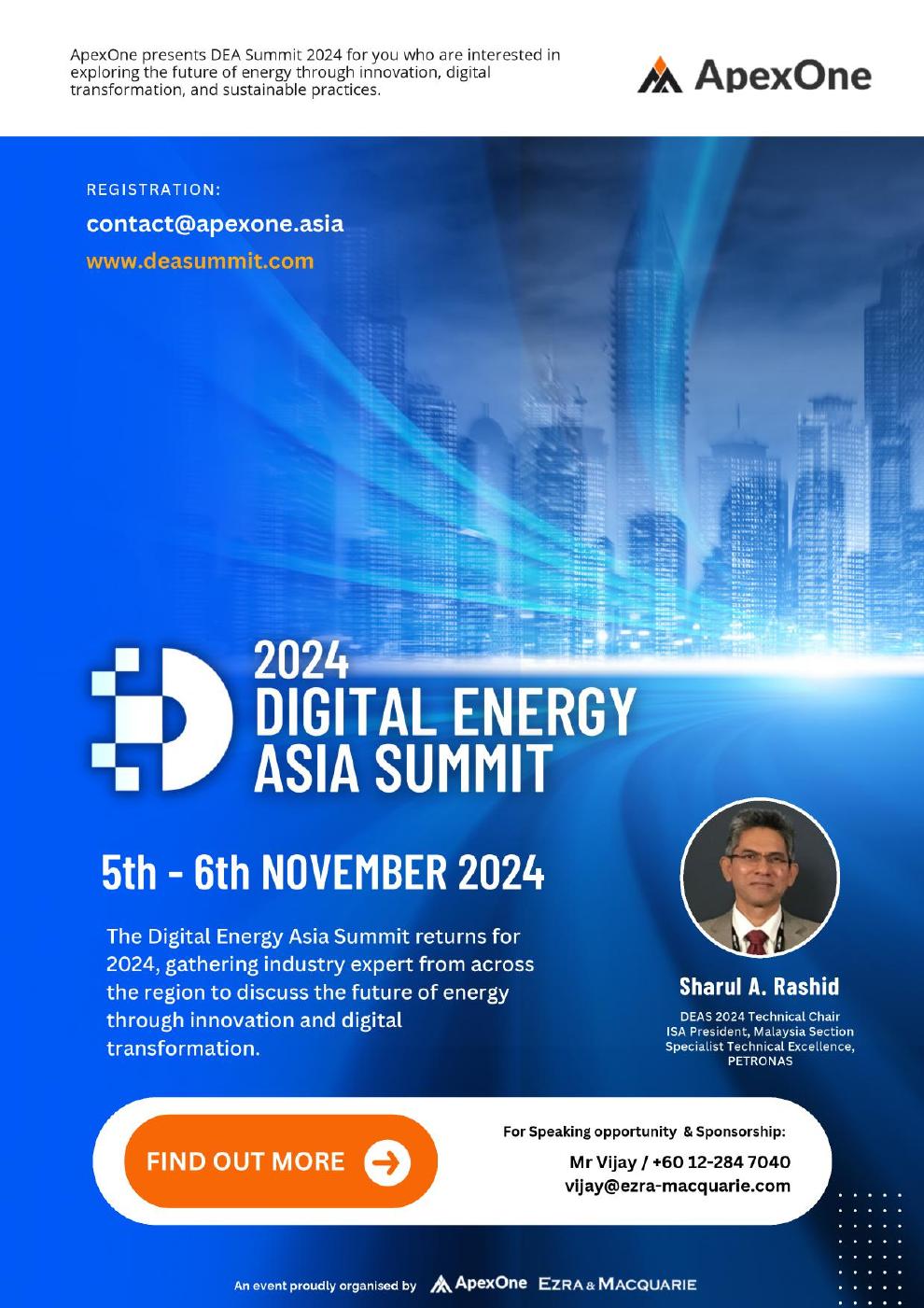 Digital Energy Asia Summit 2024 (5-6 Nov) e-Flyer
