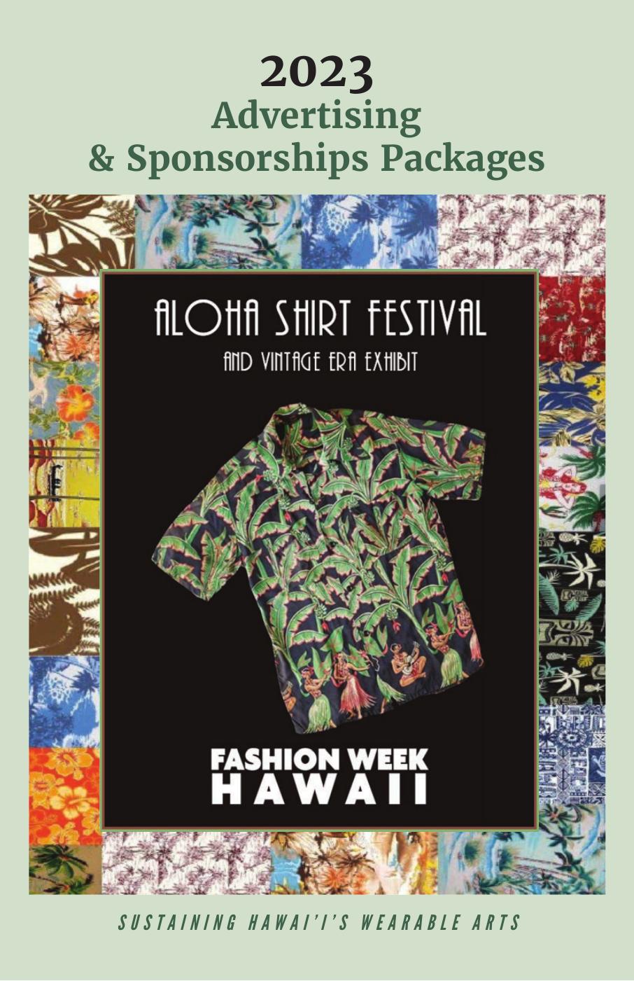 Aloha Shirt Festival & Fashion Week Hawaii 2023