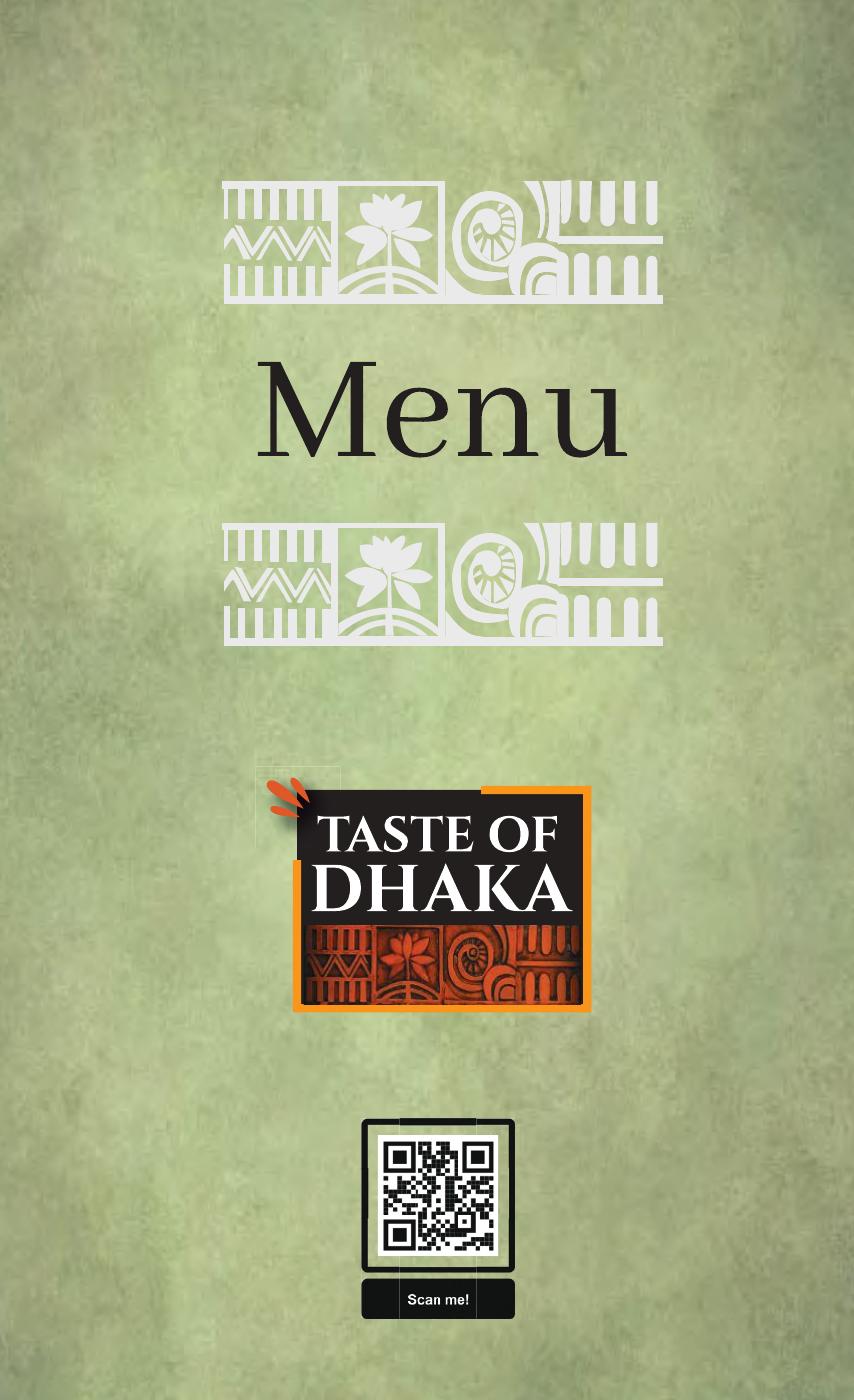 Taste of Dhaka Menu | PDF to Flipbook